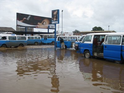 Kulima Bus Station floods- Picture Source – richie’s world | Lusaka Voice
