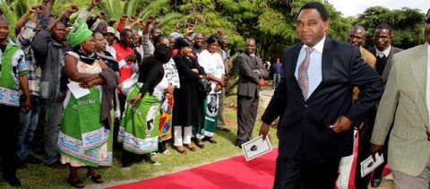 United Party for National Development (UPND) leader Hakainde Hichilema ...