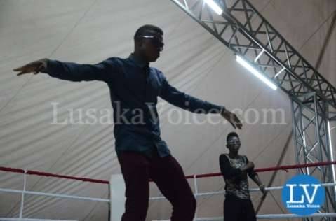 pre match entertainment before Ester Phiri vs Evelyn Odoro | Lusaka Voice