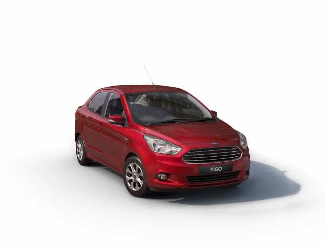 FORD FIGO COMPACT CHAMPION sedan red front | Lusaka Voice