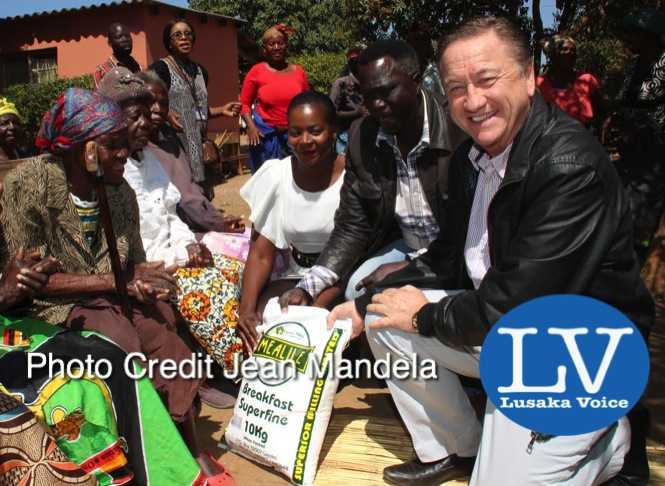 from left Agnes Mweemba, Esther Phiri, Anthony Mwamba and Peter Cottan ...