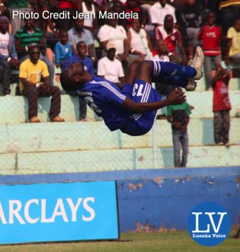 Nkwazi vs Zesco – Chipungu Musukuma celebrating his goal. – Photo ...