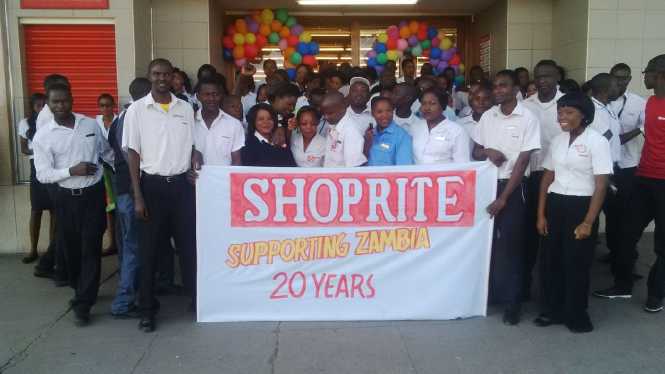 Shoprite celebrates 20 years of contributing to Zambian economy ...