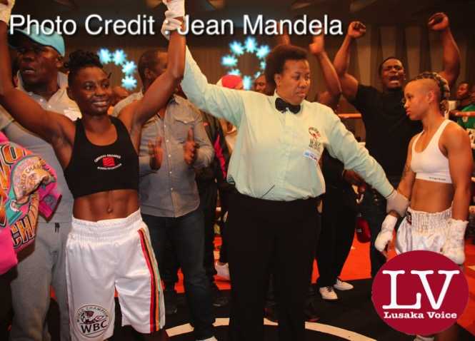 Catherine Phiri defends her WBC title in Pictures | Lusaka Voice